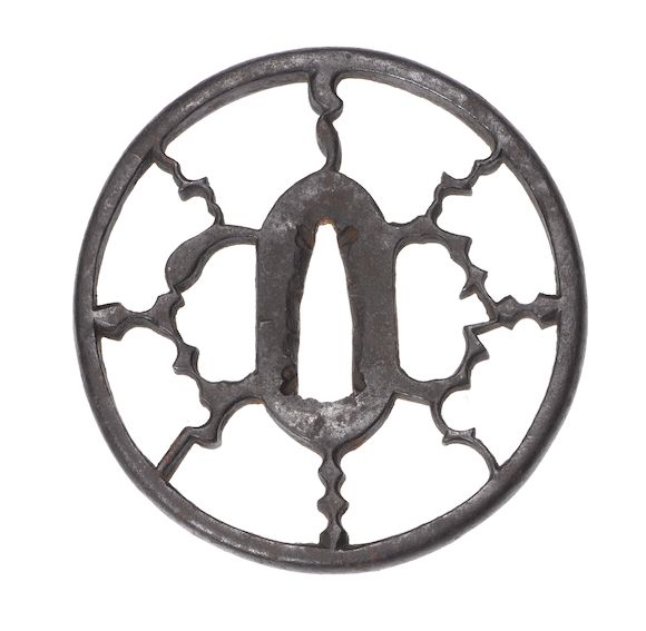 Bonhams : An Owari tsuba Late 17th century