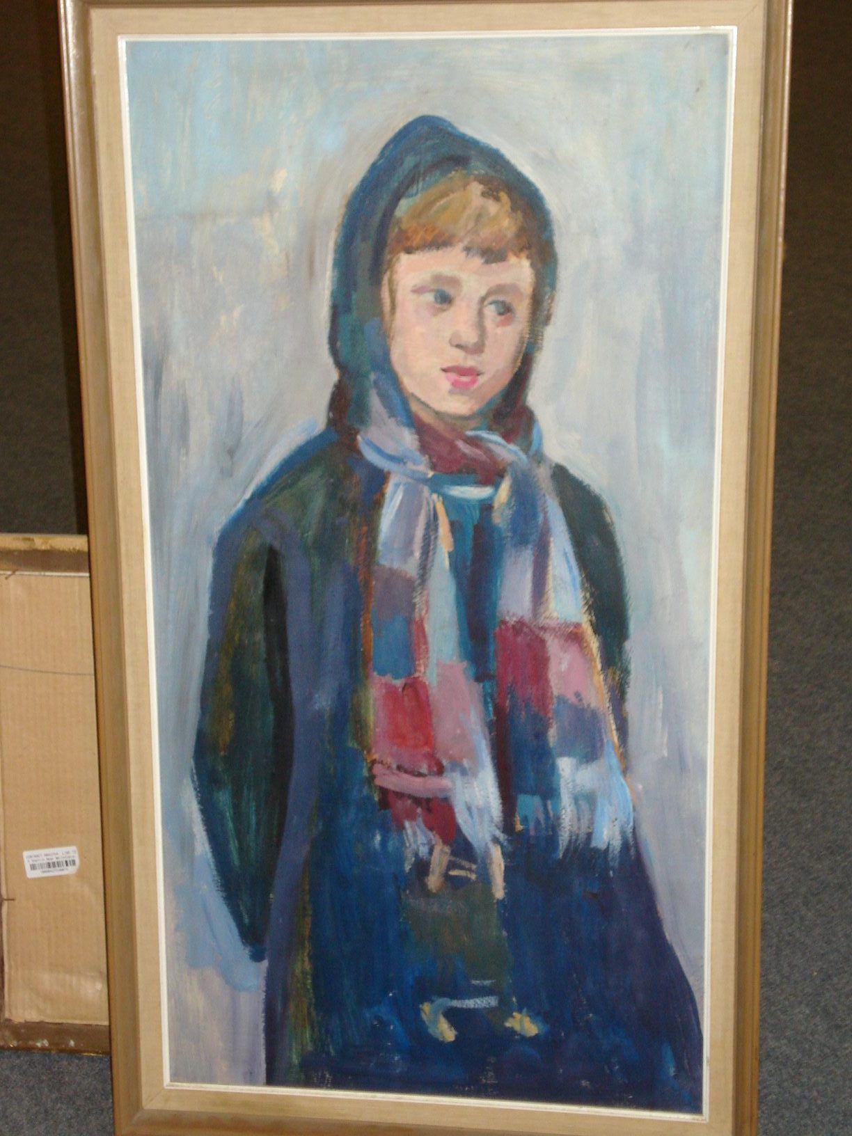Bonhams : Philip Naviasky (British, 1894-1982) Portrait of a young girl ...