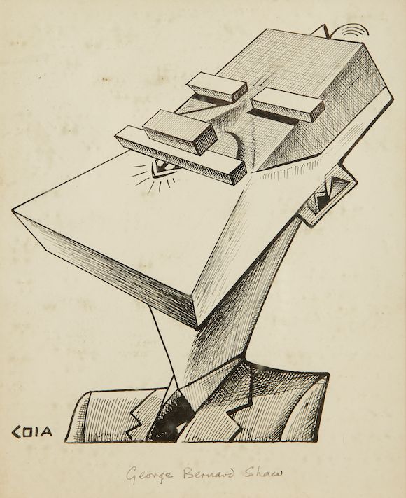 Bonhams : Emilio Coia, Hon LLD (British, 1911-1997) George Bernard Shaw