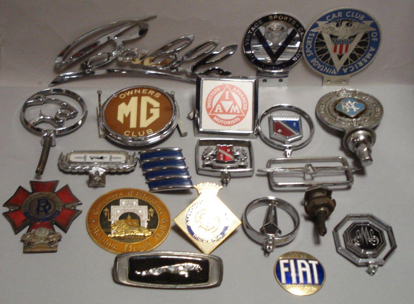 Bonhams Cars Assorted Badges