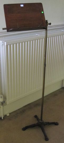 Bonhams : An early 20th Century music/reading stand, the mahogany ...