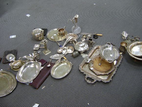 Bonhams : A collection of EPNS wares,