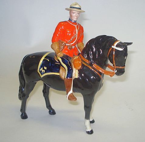 Bonhams : A Beswick Figure of a 'Canadian Mountie'