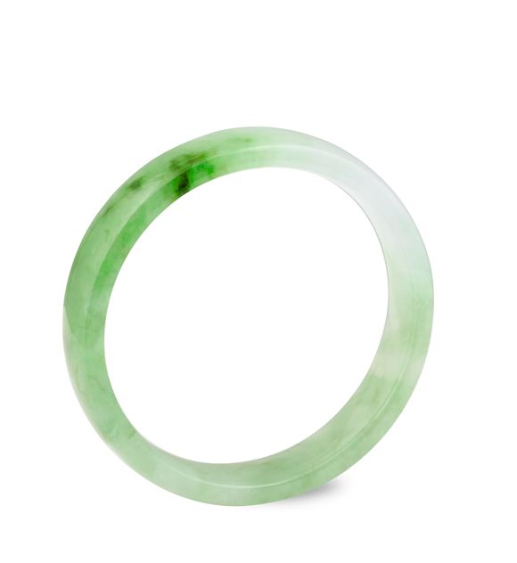 Bonhams : A jadeite bangle