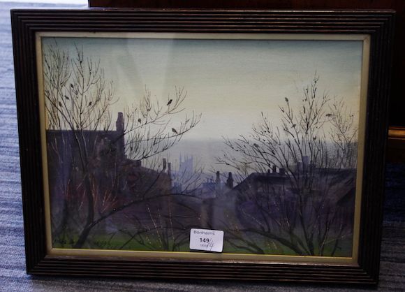 Bonhams : Eva Walbourn - Summer garden scene, signed, oil on canvas, 24 ...