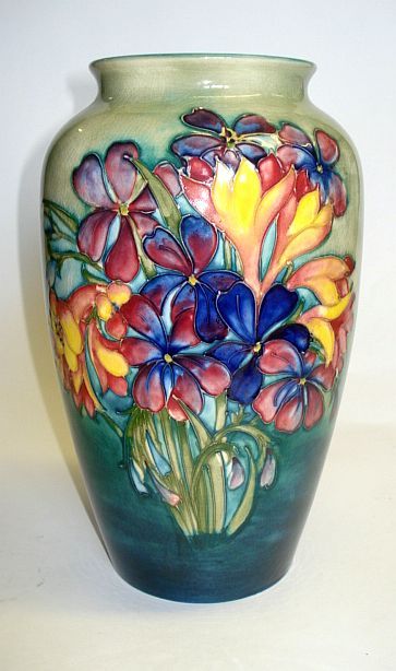 Bonhams : A Moorcroft 'Spring Flowers' pattern vase