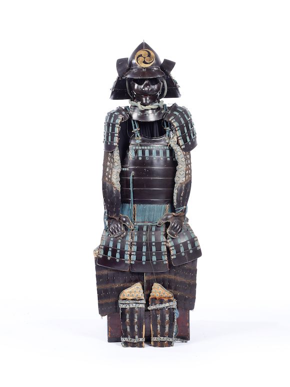 Bonhams : A Japanese black-lacquer armor by Yoshikazu the cuirass ...