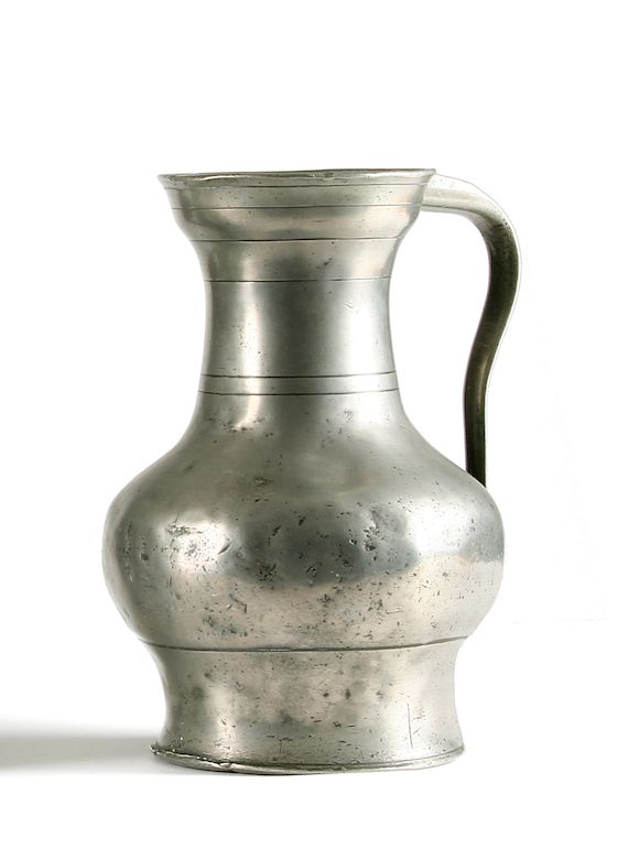 Bonhams : A rare Scottish Scots-pint lidless pot-belly measure, circa 1700