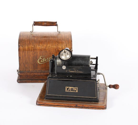 Bonhams : An Edison Gem phonograph