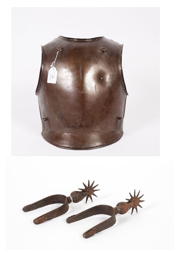 Bonhams : An 18th Century Continental Steel Breastplate