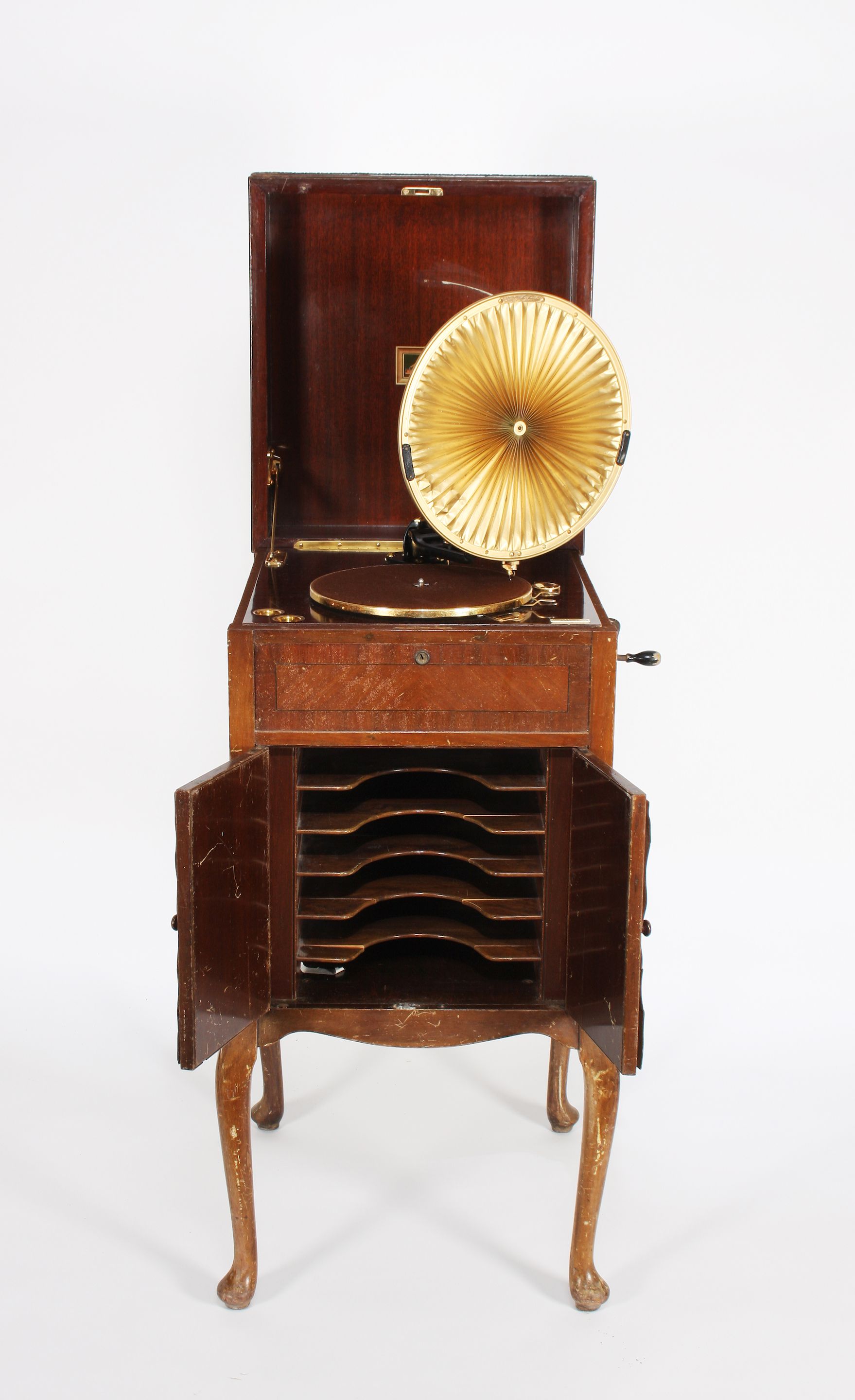 Bonhams : A HMV Lumiere cabinet grand gramophone Model 510