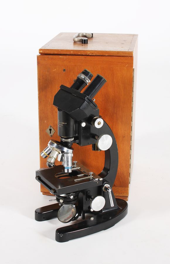 Bonhams : A Cooke Troughton & Simms compound binocular microscope ...