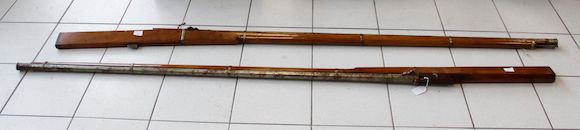 Bonhams : Two Indian Matchlock Wall Guns