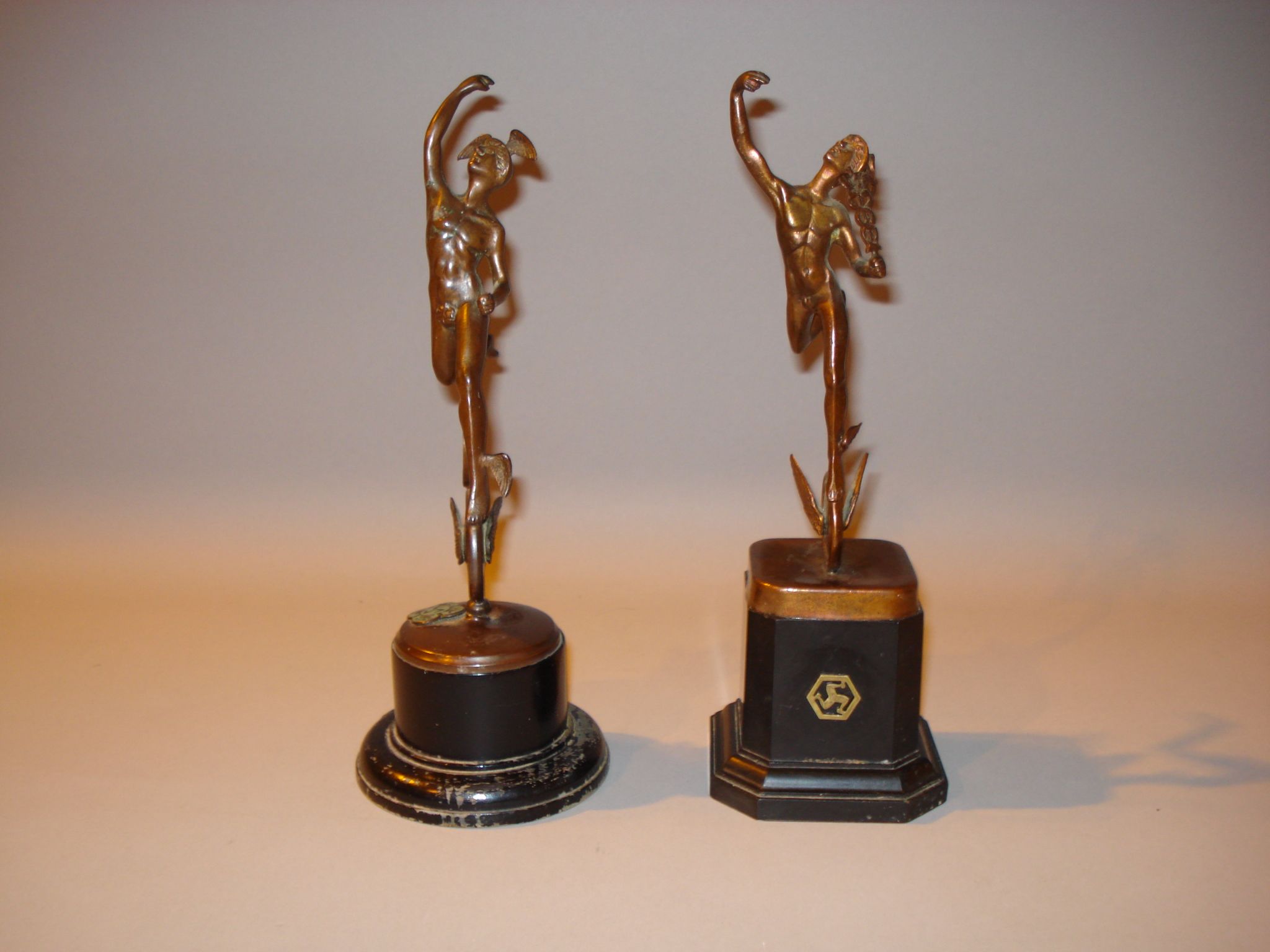 Bonhams Cars : Two Auto Cycle Union Isle of Man TT bronze Replica trophies,