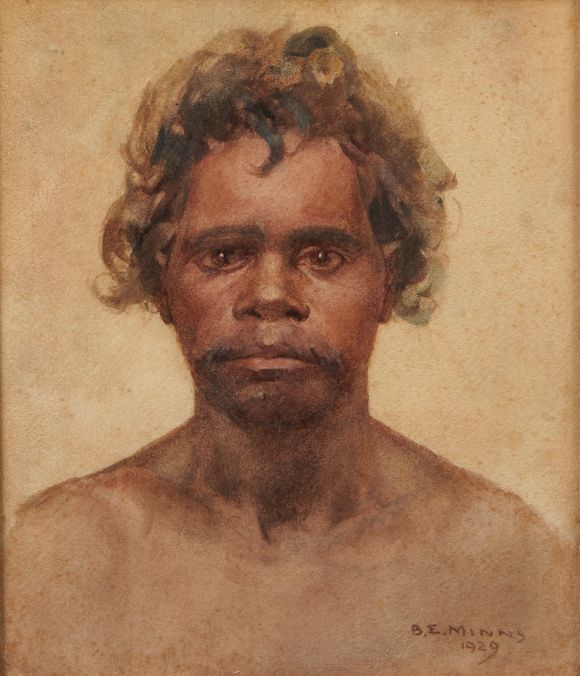 Bonhams : Benjamin Edwin Minns (Australian, 1864-1937) Portrait of an ...