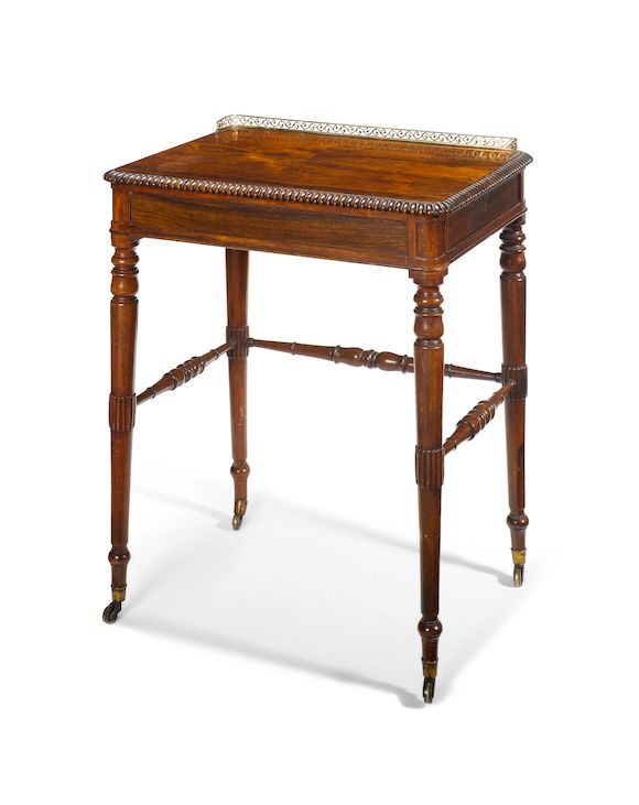 Bonhams : A George IV rosewood chamber table attributed to T & G Seddon