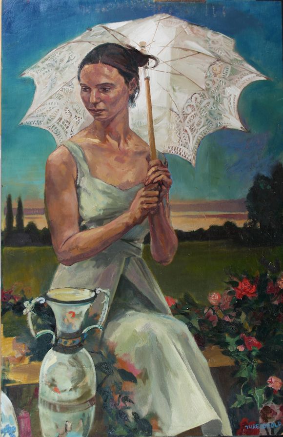 Bonhams : *** Threadgold (British, 20th Century) 122 x 75cm.
