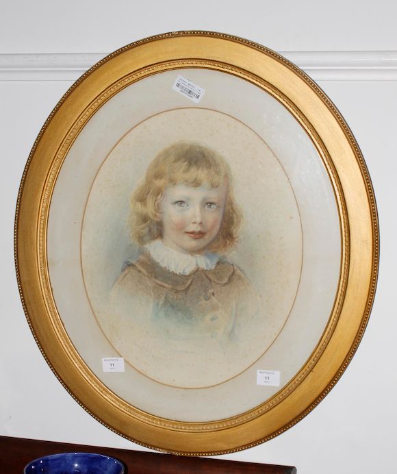 Bonhams : Flora F. Manning Portrait of a young boy