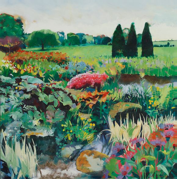 Bonhams : Louis Turpin (British, born 1947) 'Three Trees'