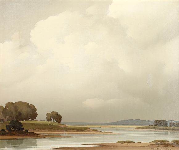 Bonhams : Pierre de Clausade (French, 1910-1976) Vallee de la Loire, France