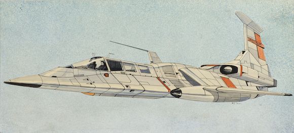 Bonhams : Captain Scarlet Spectrum Passenger Jet,