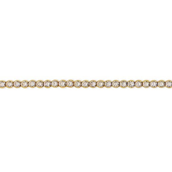Bonhams : A diamond line bracelet, by Dianoor