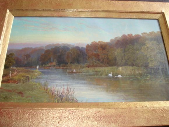 Bonhams : R. Allan (British, active 1900s) Cliveden from the River Thames