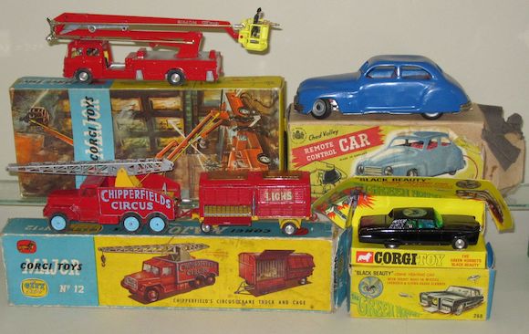 Bonhams : Corgi three boxed models and a Chad Valley car 4
