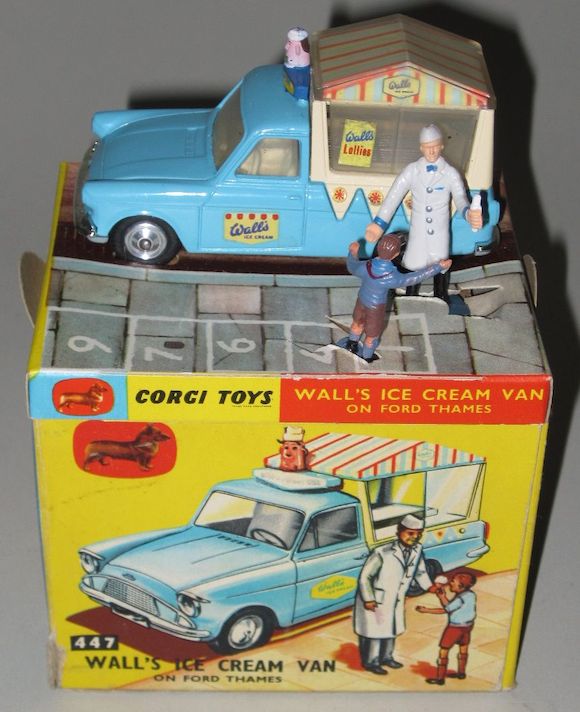 Bonhams : Corgi 447 Wall's Ice cream van
