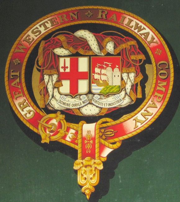 Bonhams : Great Western Railway transfer Garter Crest