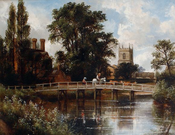 Bonhams : John Joseph Hughes (British, active 1838-1909) 'Alrewas near ...