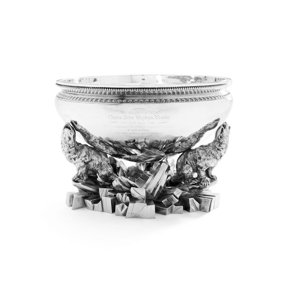 Bonhams : Of Canadian Interest: An important American silver ice bowl ...