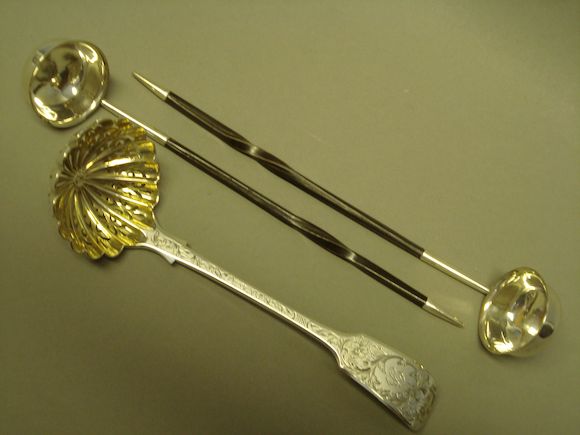 Bonhams : A Victorian pair of twisted whalebone handle toddy labels by ...