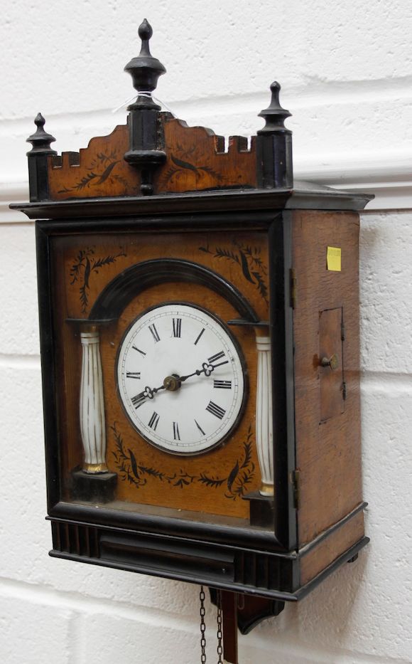Bonhams : A late 19th Century Black Forest wall clock, a timepiece and ...