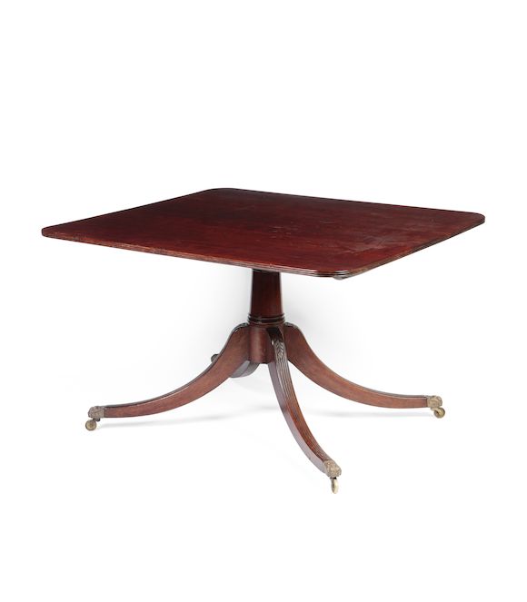 Bonhams : A Regency mahogany snap-top breakfast table