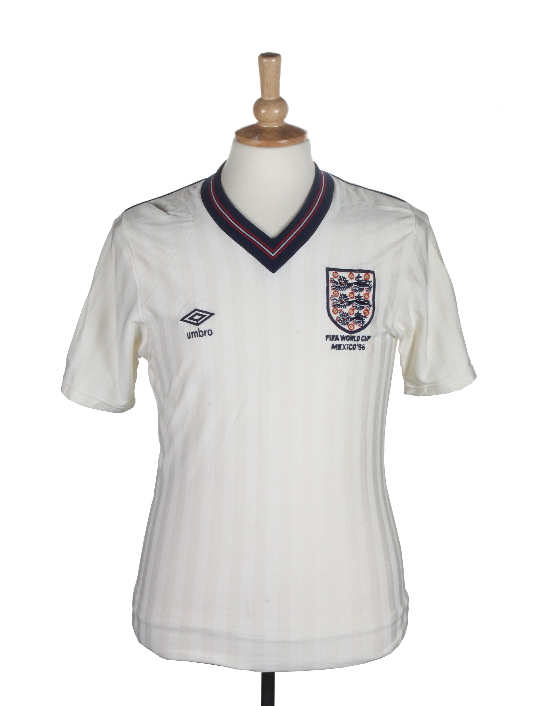 Bonhams : Kenny Samson's Mexico 1986 World Cup Shirt