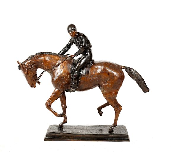 Bonhams : After Rosa Bonheur: a modern bronze group of a horse with ...