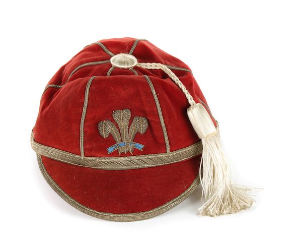 Bonhams : A Welsh Rugby League international cap awarded to Raymond Price