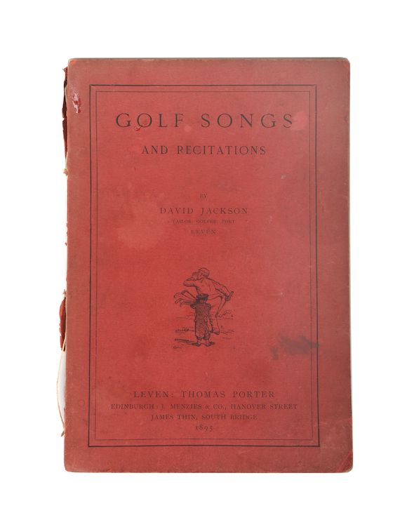 Bonhams : Jackson, David: Golf Songs and Recitations