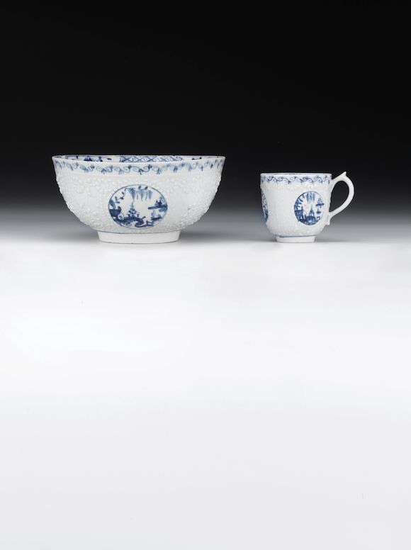 Bonhams : A Lowestoft bowl, circa 1760-62