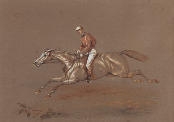 Bonhams : Robert Richard Scanlan (Irish, 1801 - 1876) Racing scene