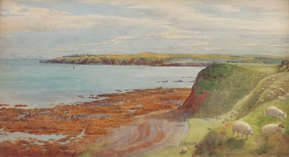 Bonhams : George Brown (British) 'Stonehaven Bay'