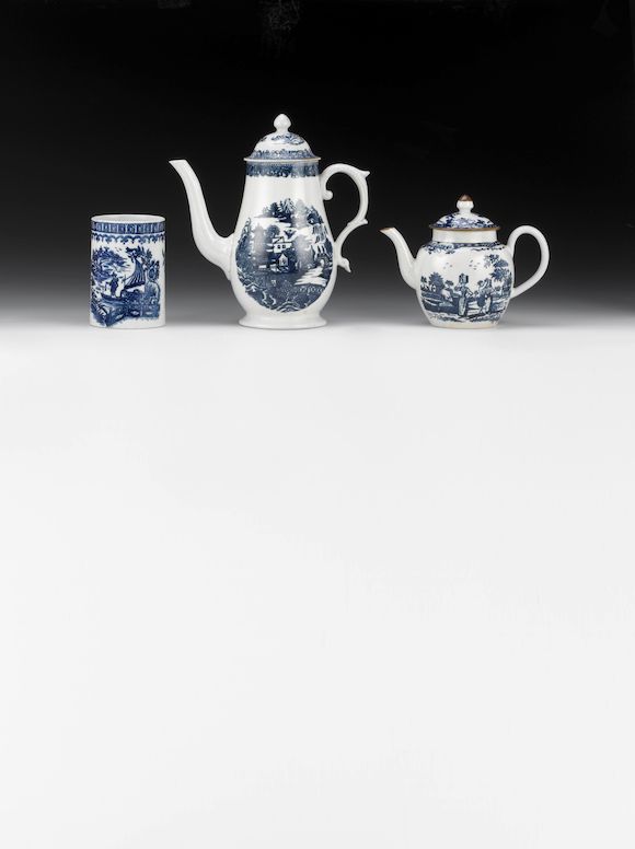 Bonhams : A Liverpool coffee pot and cover, circa 1785-99