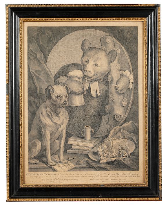 Bonhams : William Hogarth (British, 1697-1764) "The Bruiser" engraving ...