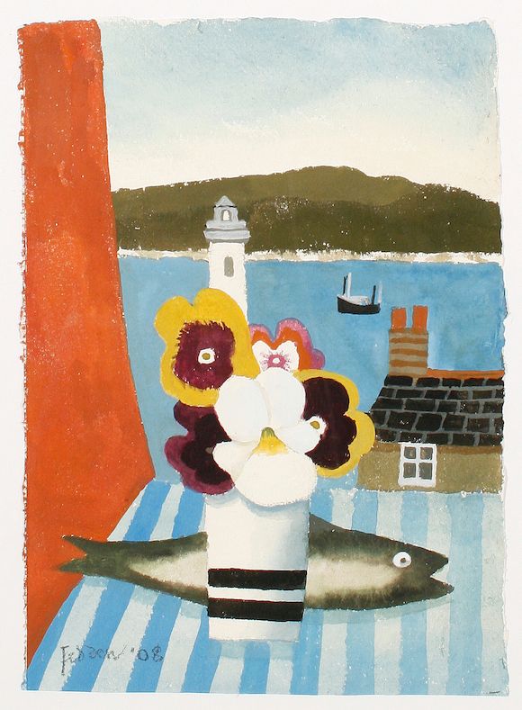 Bonhams : Mary Fedden R.A. (British, born 1915) The fish