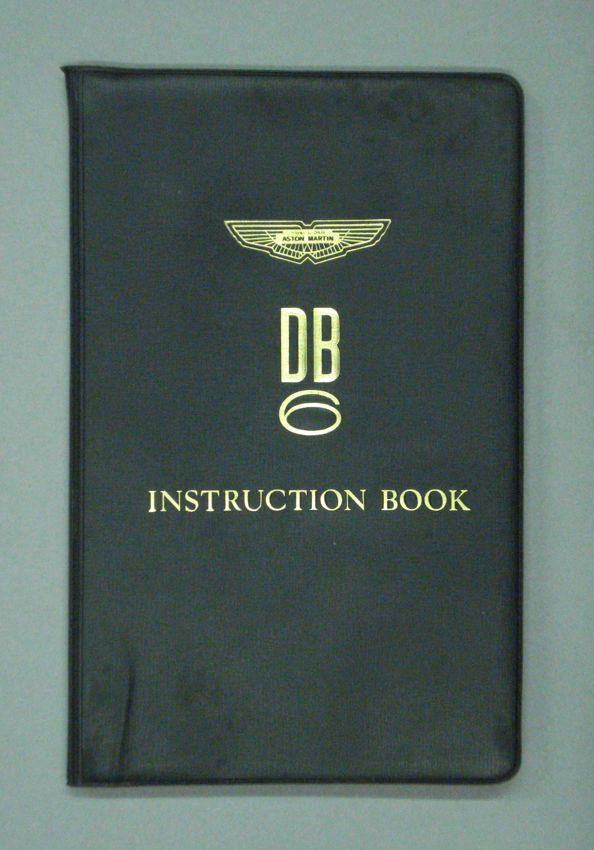 Bonhams Cars : An Aston Martin DB6 Instruction Book,