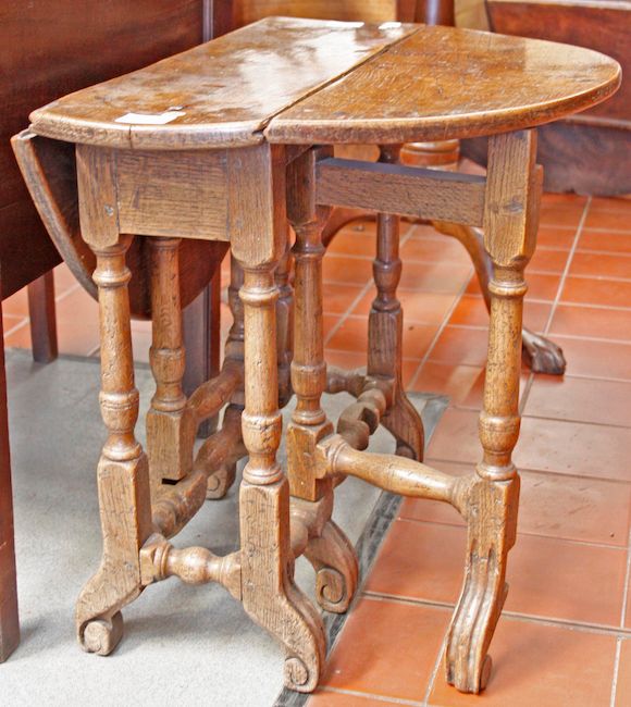 Bonhams : A reproduction late 17th Century style oak gateleg table ...