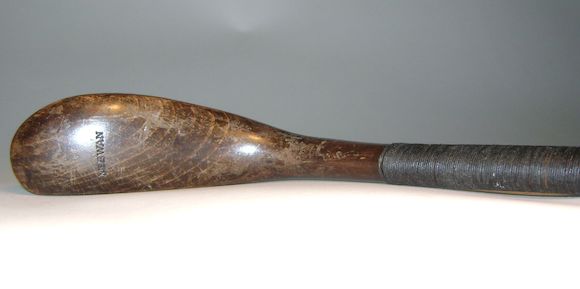 Bonhams : McEwan: A late 1910s dark stained long nose style putter