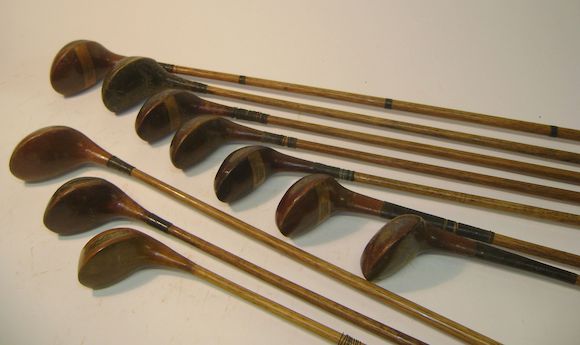 Bonhams : A collection of Ben Sayers named wooden shafted drivers and ...