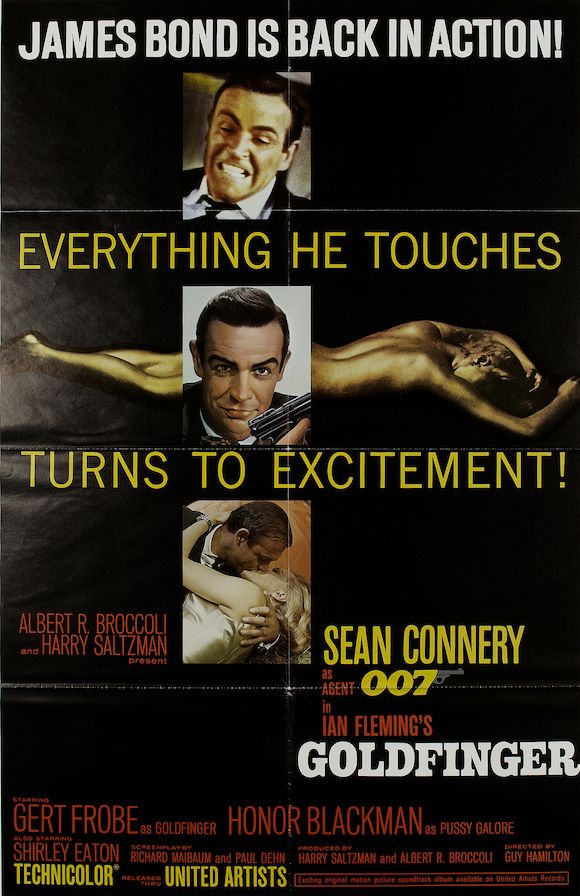 Bonhams : Goldfinger, United Artists, 1964,